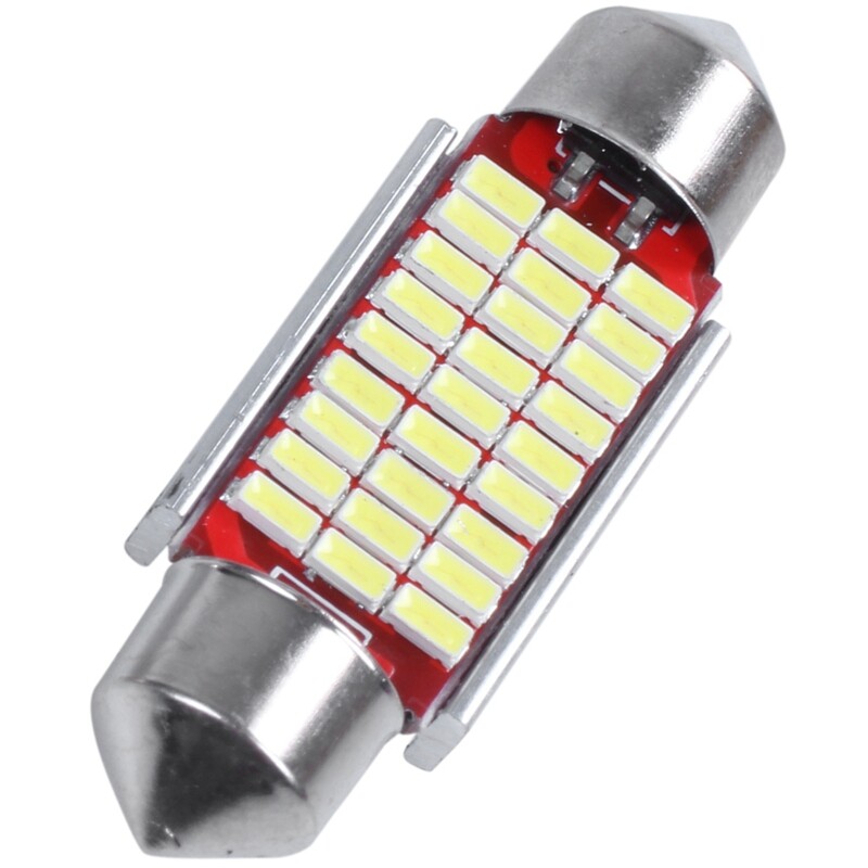 2Pcs C5W C10W 3014 Festoon Led Canbus Car Inteiror Bulb License Plate Light 12V - sffdfrfg ...