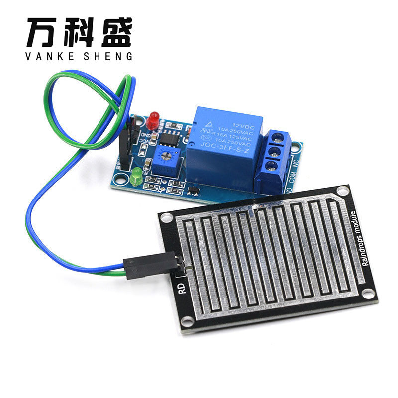 Rain sensor module + DC 12V rain sensor relay control module raindrop ...