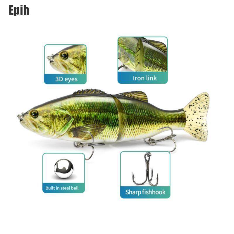 [Epih] เหยื่อขยับได้ Shad Glider เหยื่อตกปลาร่างกายเหยื่อตกปลาแบบลอย ...