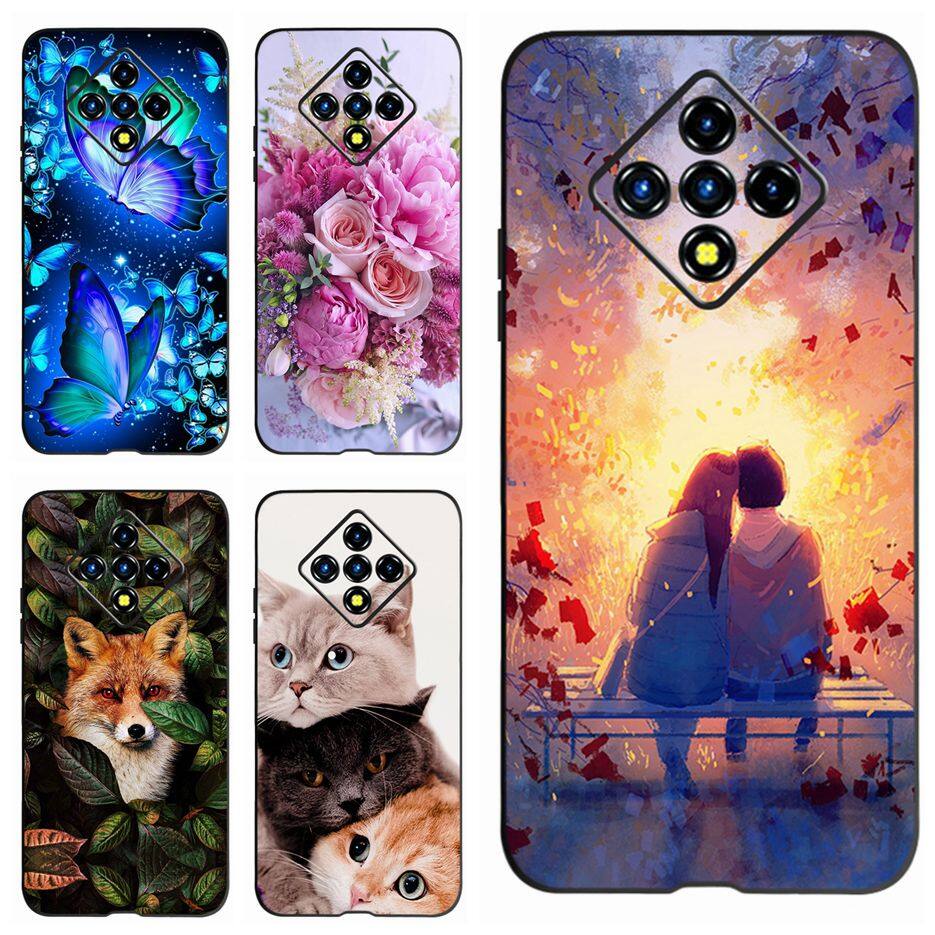 สำหรับ Infinix Zero 8 Zero 8i ซิลิโคนน่ารักรูปแบบโทรศัพท์สำหรับ Infinix ...