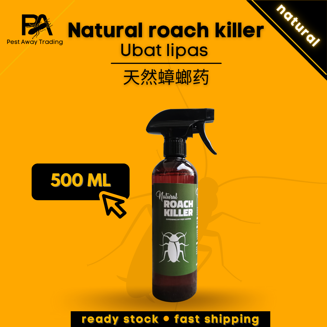 Spray Lipas Natural / Ubat Lipas Natural / Cockroach Spray Natural ...