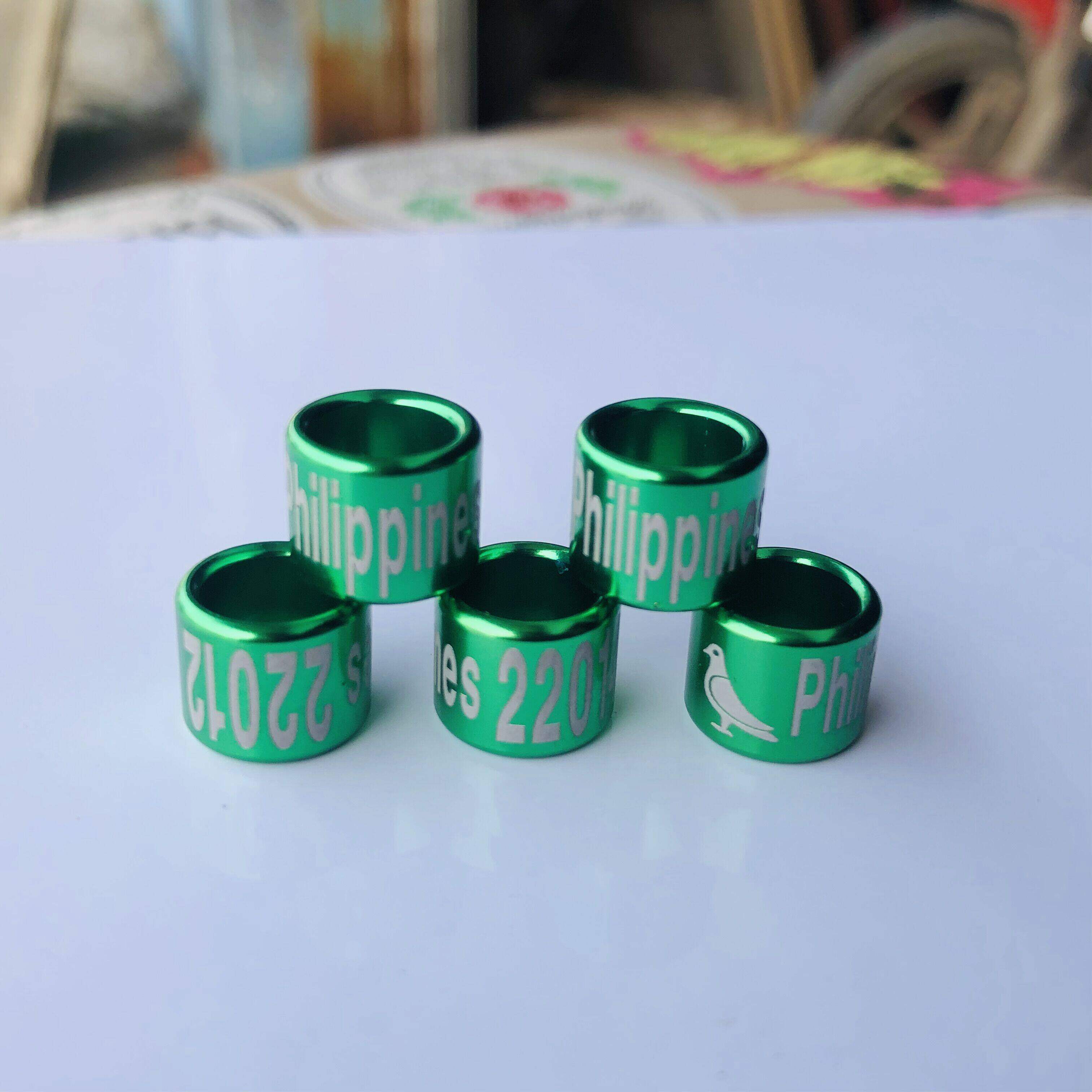 PHA ring 2023 2022 Pigeon ring green Aluminium Bird Dove Racing Pigeon ...