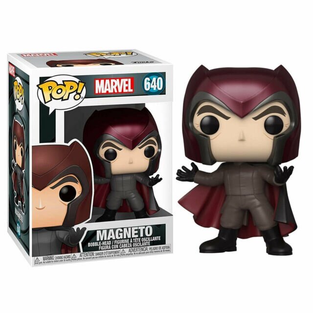 FUNKO POP 640 Marvel X-Men 20th Anniversary Magneto Figure Model Toy ...