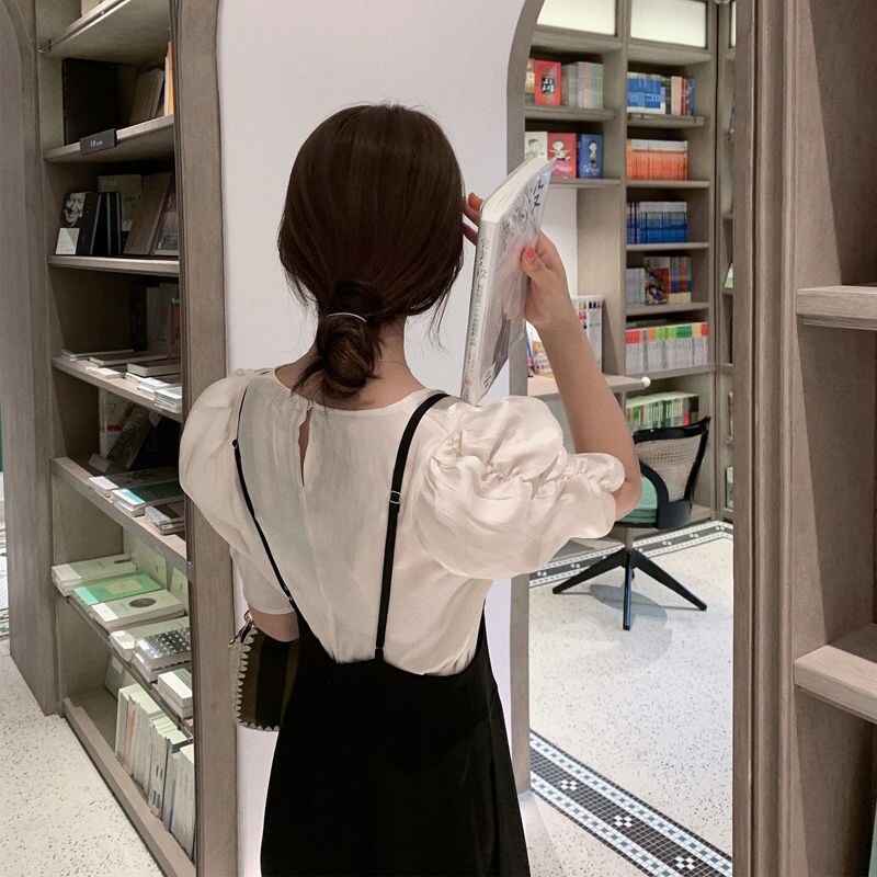 5 Xl แผ่นชุดใหม่หญิงอารมณ์ Han Edition Hubble-Bubble แขนสั้น2022ฤดูร้อน ...