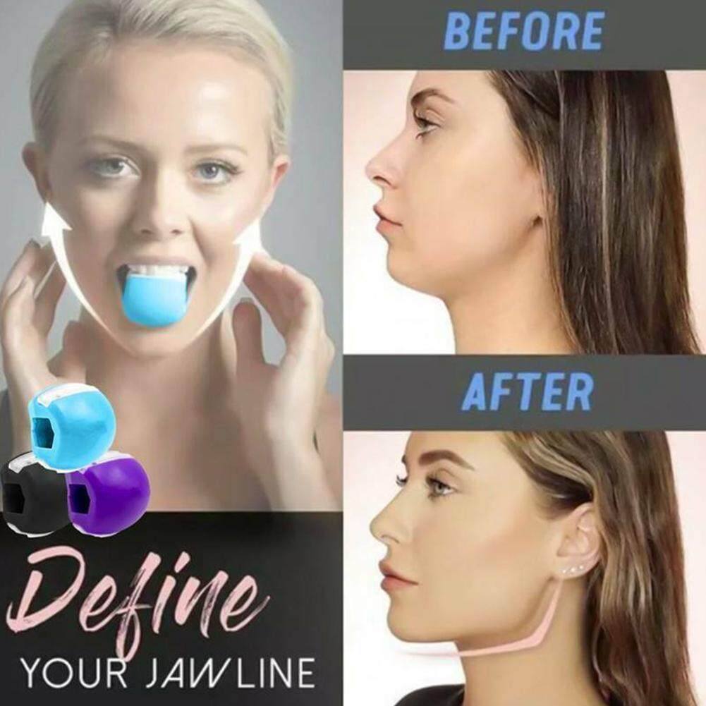 Silicone JawLine Facial Fitness Ball Toner Exerciser Jaw Grade Jawrsize ...