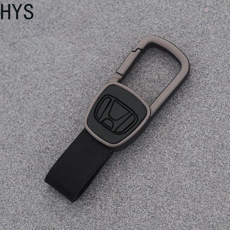 Ready stock Car key chain leather keychain Alloy Metal Keyring key ...