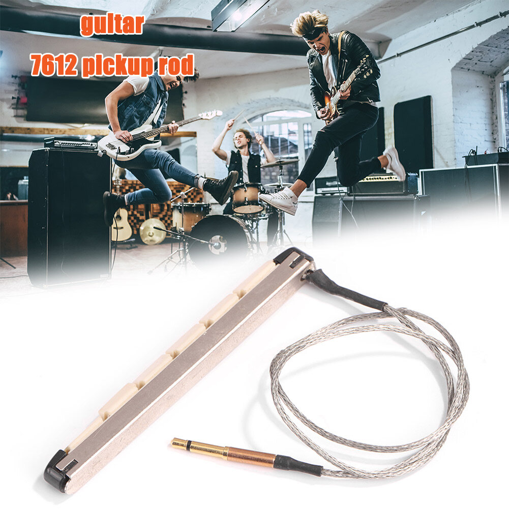 1Pc 6 String High Sensitive Acoustic Guitar Bridge Saddle Rod Pickup ...