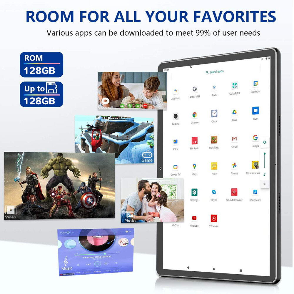 TOP3【Buy 64GB Ship 128GB】LABRICK X90 Tablet PC Octa-Core 8GB RAM 128GB ...