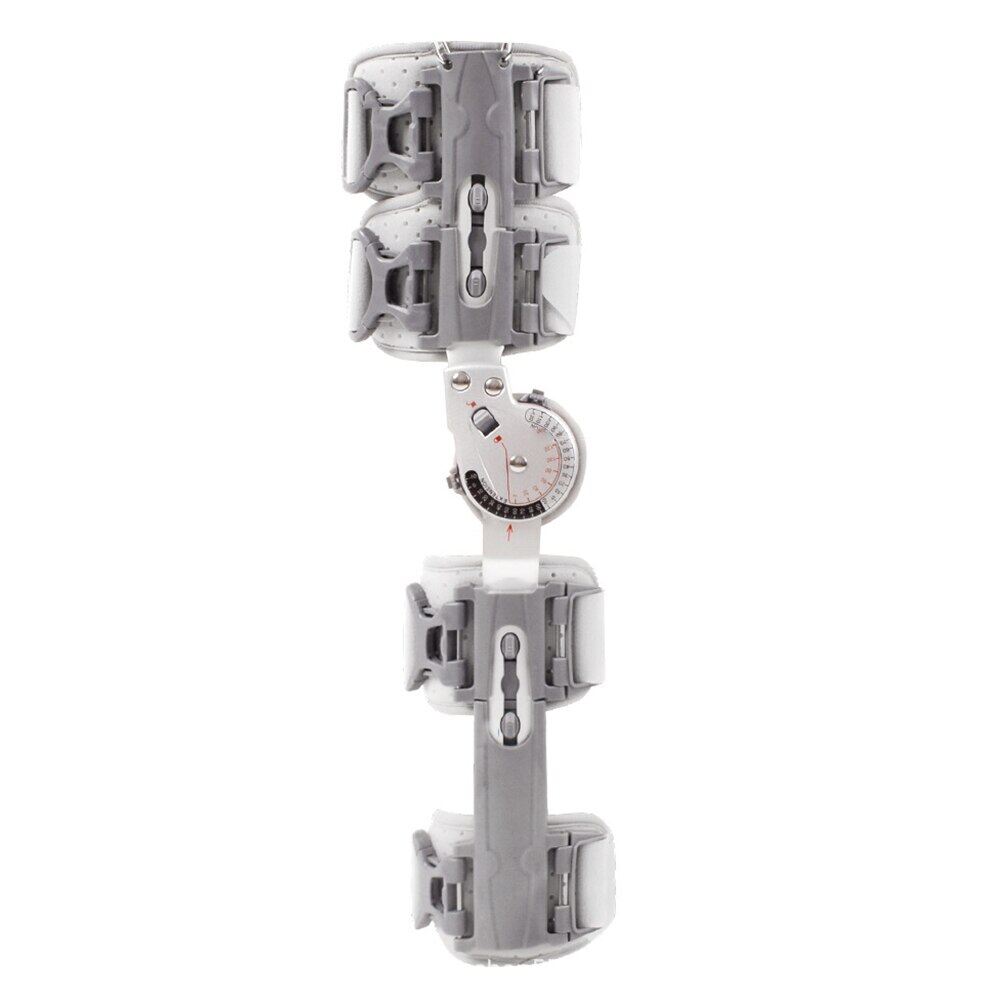 Adjustable Knee Joint Fixation Bracket Hinged Knee Patella Brace Injury ...