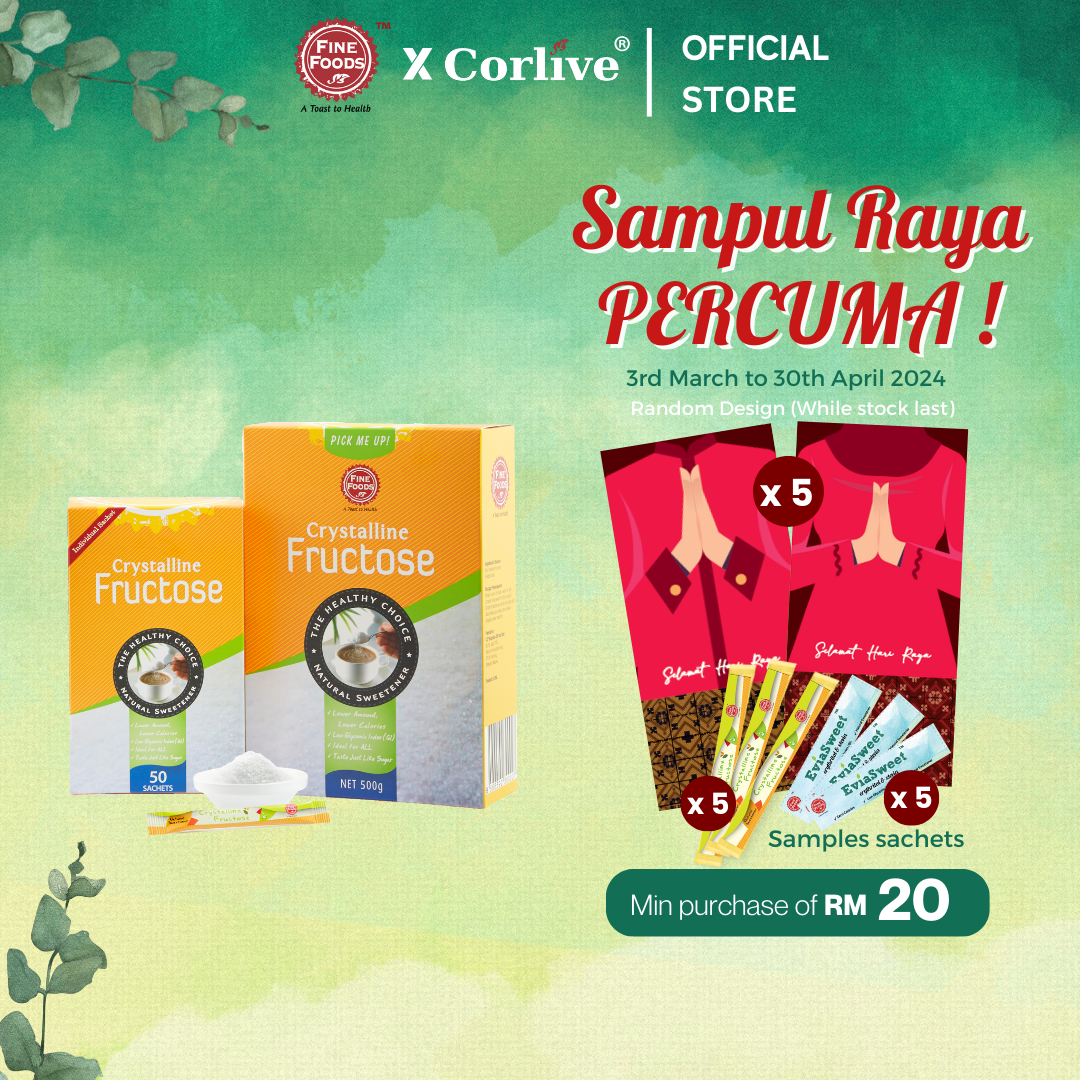 Fine Foods Crystalline Fructose (500g box) + (4g x 50 sachets box) | Lazada
