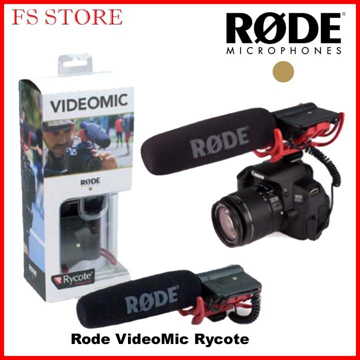 RODE VIDEOMIC RYCOTE Rode Camera-Mount Shotgun Microphone | Lazada