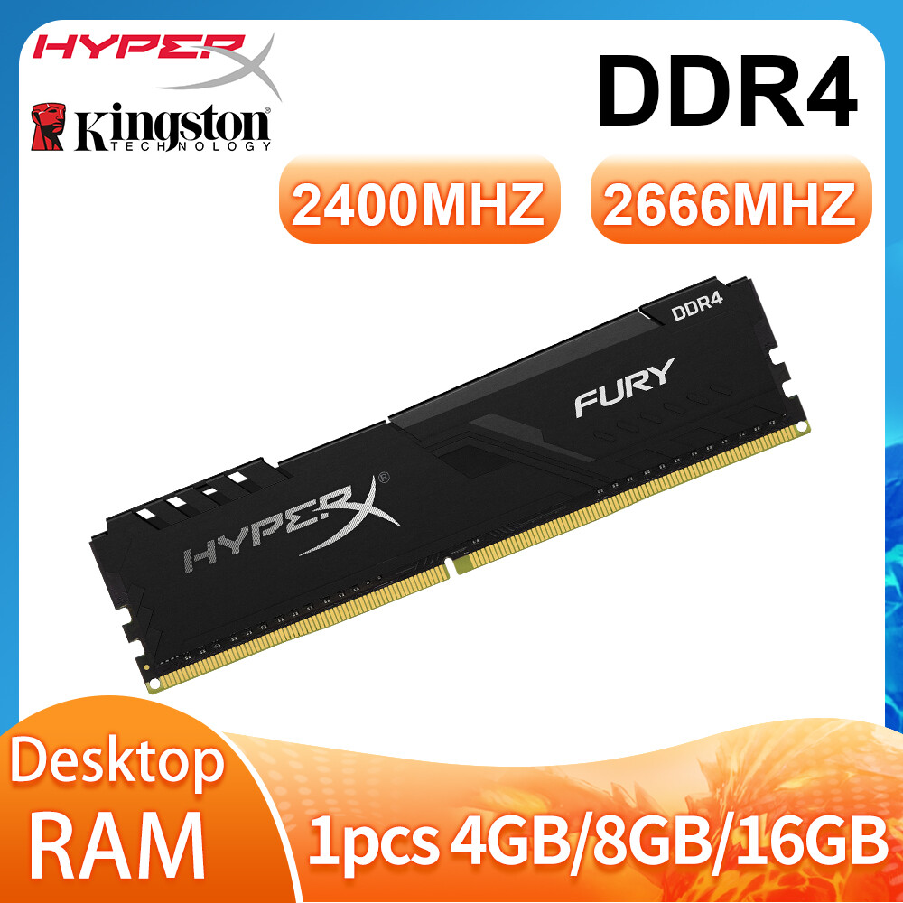 New Hyper Fury DDR4 RAM 4GB 8GB 16GB 2400MHz 2666MHz 3200MHz Desktop ...