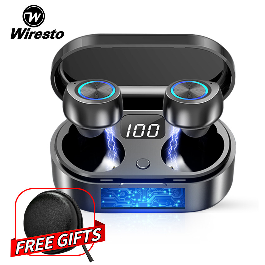 Wiresto True Wireless Earbuds Mini Bluetooth Earphone Stereo Headphone ...