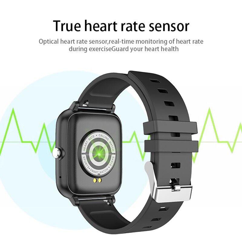 OQTO สมาร์ทวอทช์1.54นิ้วจอสี่เหลี่ยมปี P6นาฬิกาอัจฉริยะบลูทูธโทรศัพท์ ...