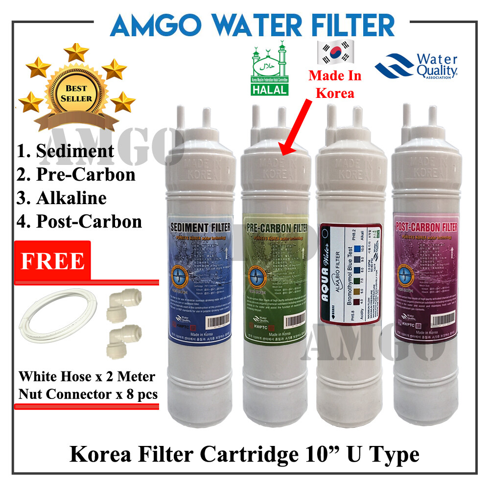 AMGO 10" Magic Korea HALAL Korea Water Filter Set (FDA Certified ...