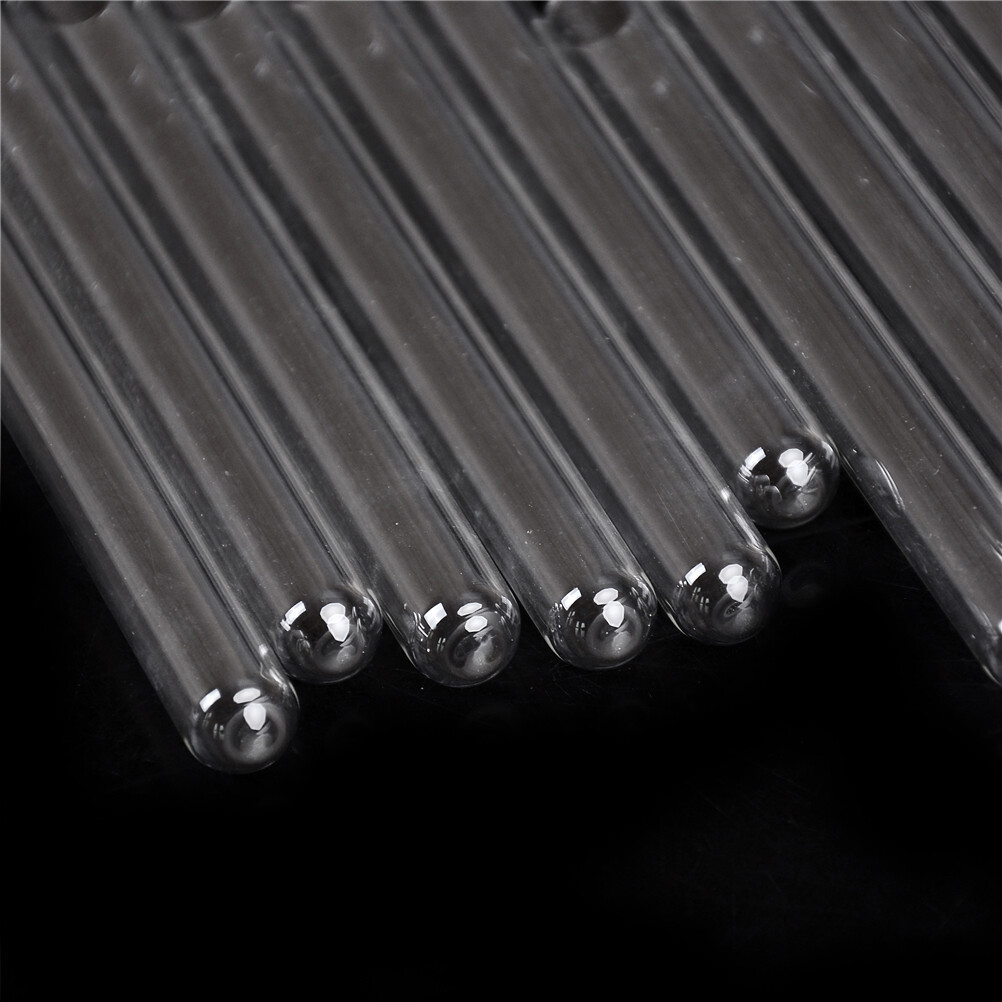 rencuiyun 10Pcs 100 mm Pyrex Glass Blowing Tubes 4 Inch Long Thick Wall ...