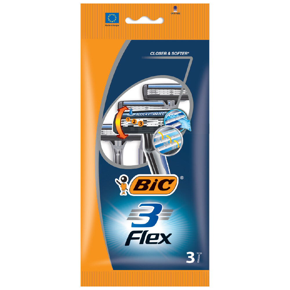 Shavers BIC Flex 3 Comfort Pouch 3 | Lazada