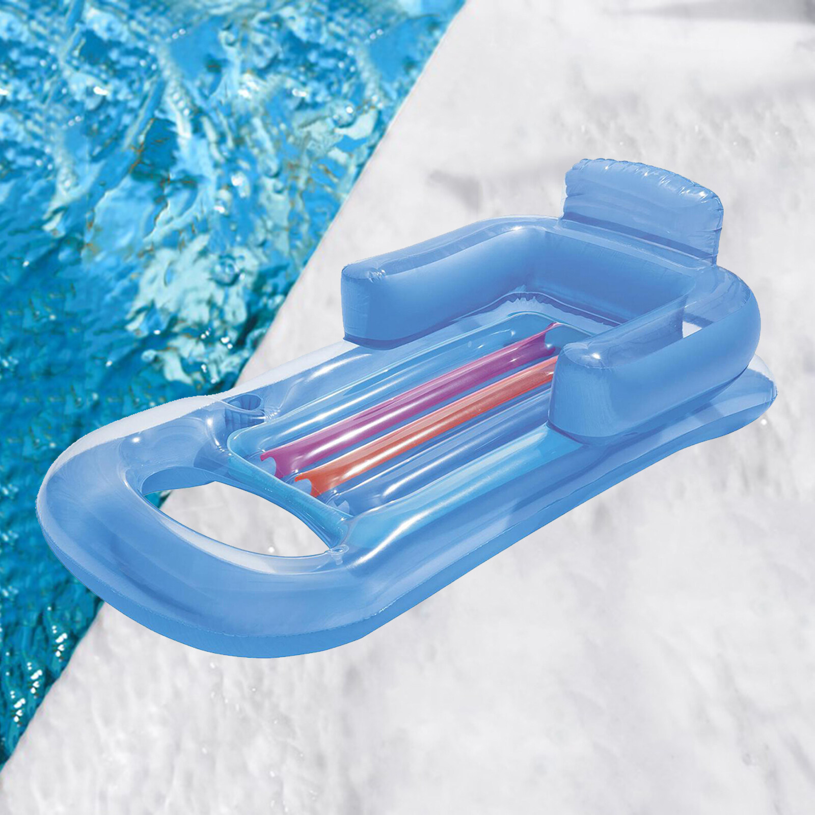 DYNWAVE Swimming Pool Inflatable Lounger Floating Air Bed Water ...