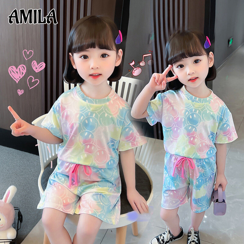 AMILA Girls 'ชุดแขนสั้นเสื้อผ้าเด็กเล็กและขนาดกลางเด็กทารกหญิงแขนสั้น ...