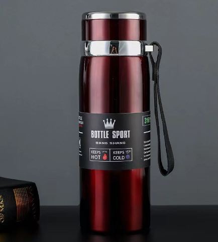 1000ml SUS 316 Stainless Steel Vacuum Flask Thermos Bottle 316 Water ...