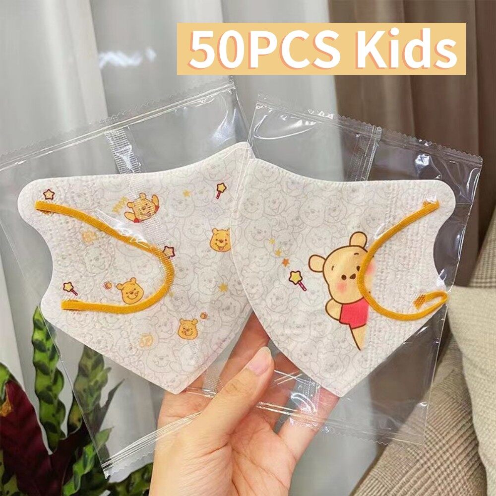Hourser 50Pcs duckbill cartoon mask for adult and kids 3ply protection ...