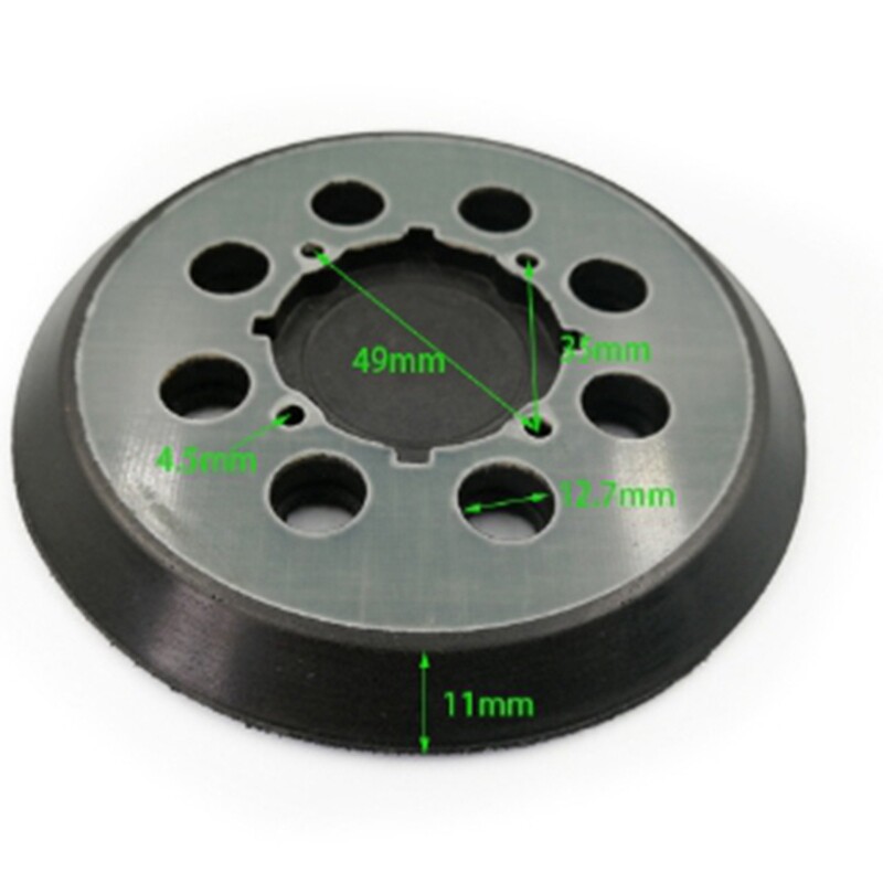 5-Inch Hook and Loop Metal Backing Replacement Pad-Suitable for DeWalt ...