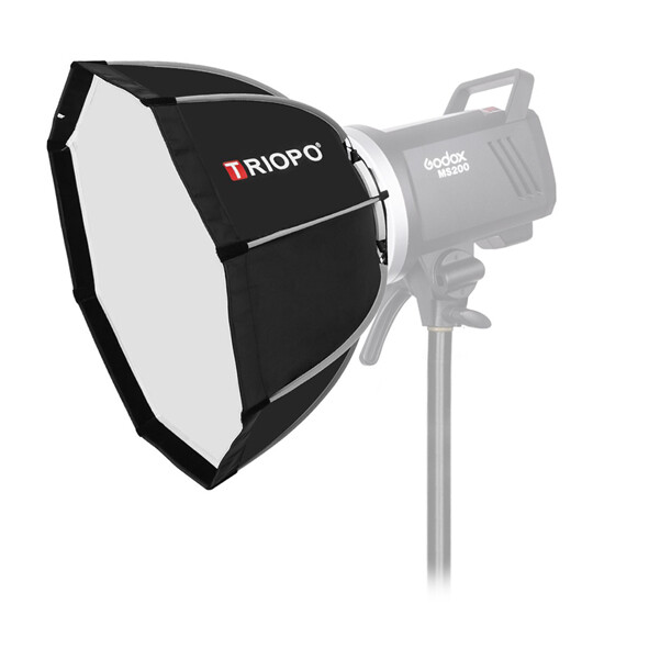 Triopo K55 Foldable Octagonal Softbox 55cm with Bowen Mount Lighting ...