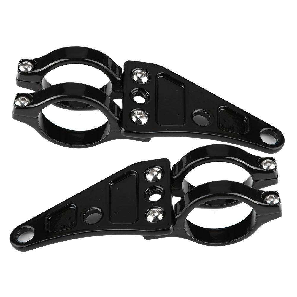 【Lowest Price】2pcs Headlight Mount Bracket Clamps Head Lamp Holder Fork ...