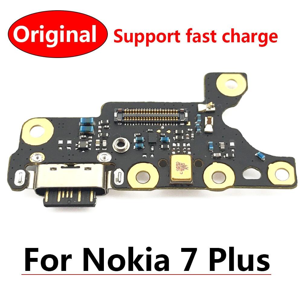 ใหม่สำหรับ Nokia 7 Plus 7 + TA-1049 1055 1062ชาร์จชาร์จพอร์ต D Ock เชื่อมต่อ M Icro USB พอร์ต F ...