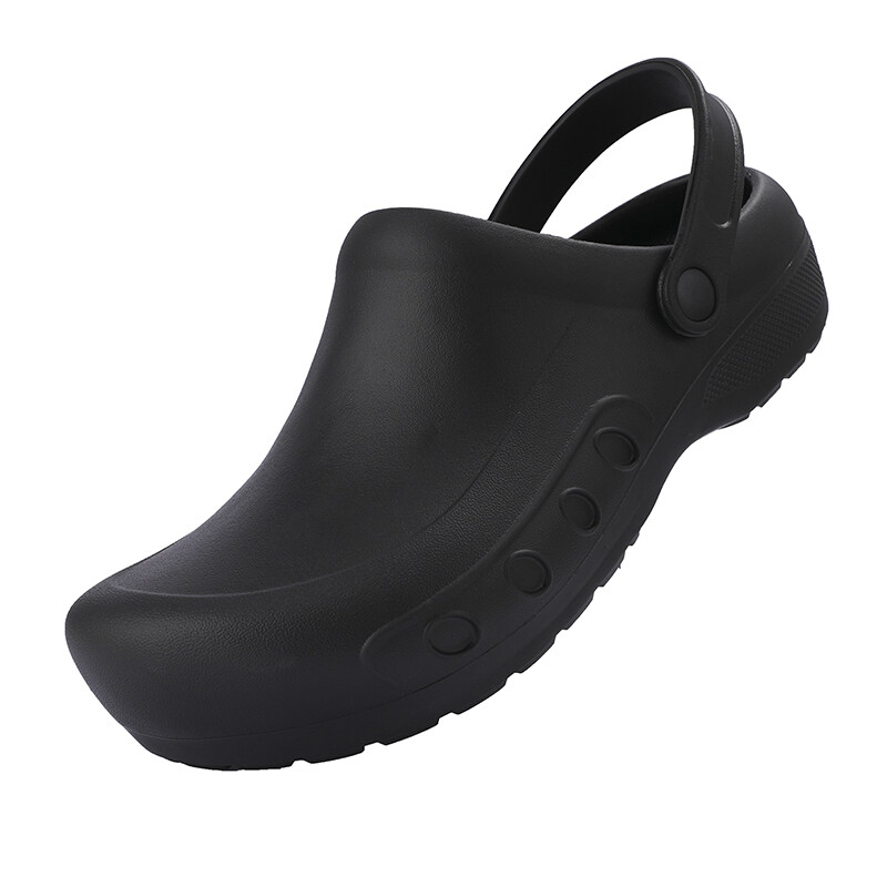 Chef Shoes for Men Clog Kitchen Shoes Non slip Safety Work Cook Shoes ...