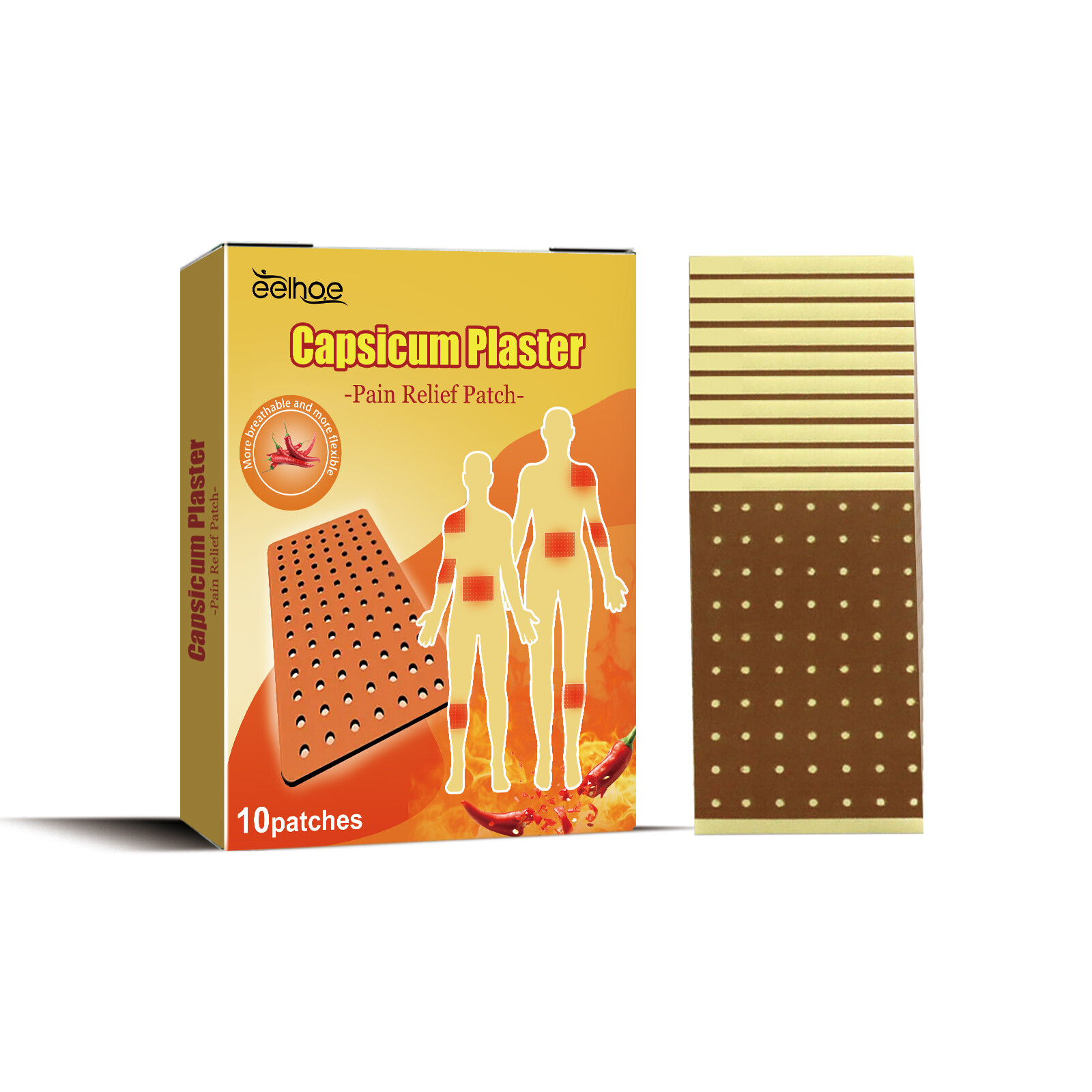 Eelhoe Capsicum Plaster Pain Relief Patch Relieve Neck Joints Elbow ...