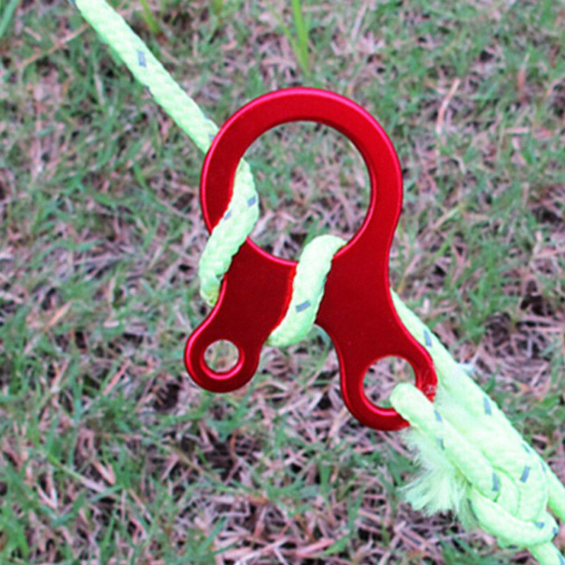Renshini 10pcs Quick Knot Tent Wind Rope Buckle Camping Tightening Hook ...