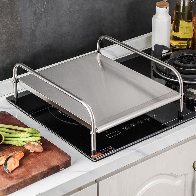 Stainless steel induction cooker Shelf Gas Stove Stand Kitchen Electric ...