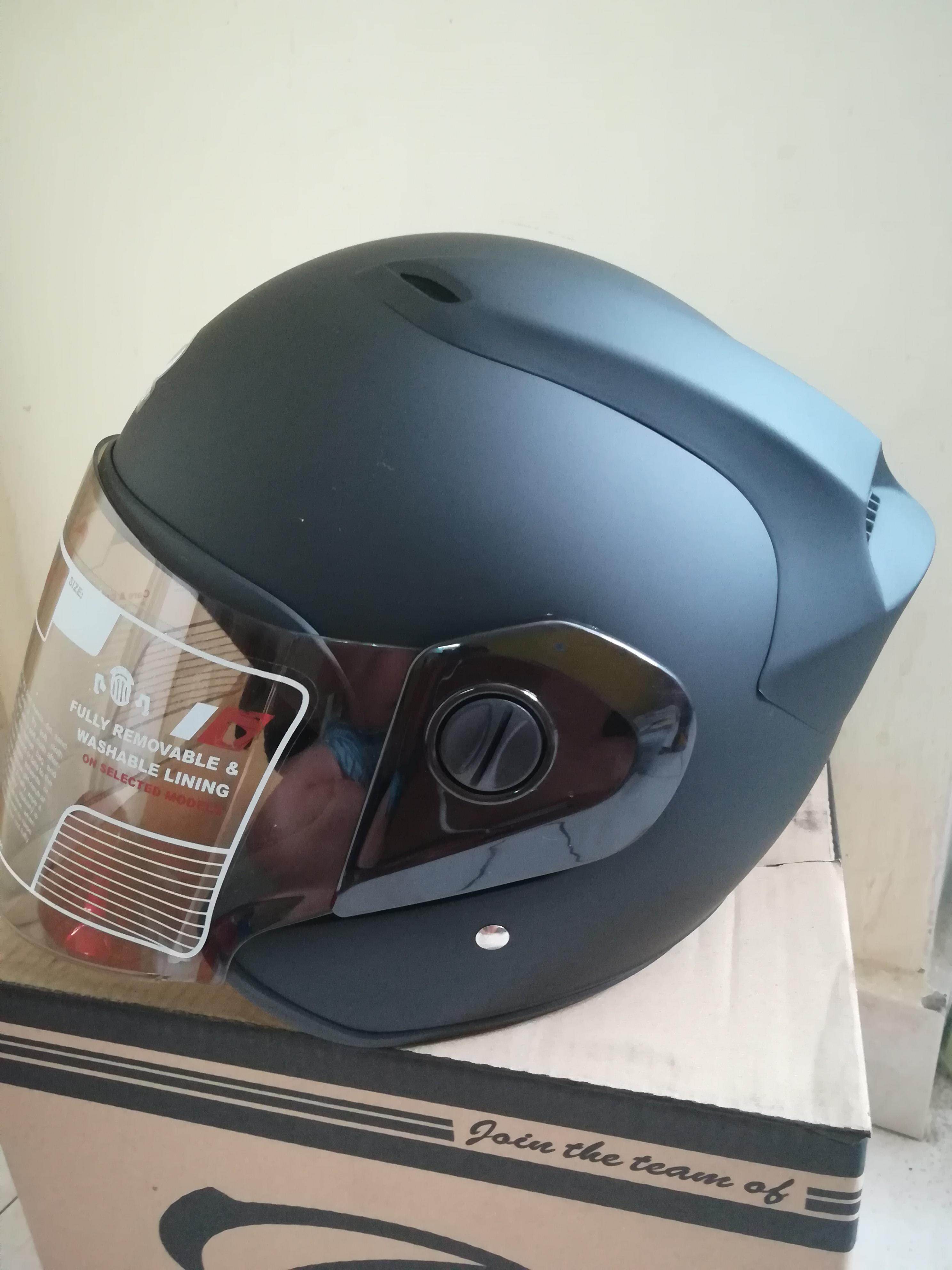 MOTORCYCLE HELMET TOPI KELEDAR MOTOSIKAL ONZA HELMET WITH KHI DESIGN ...