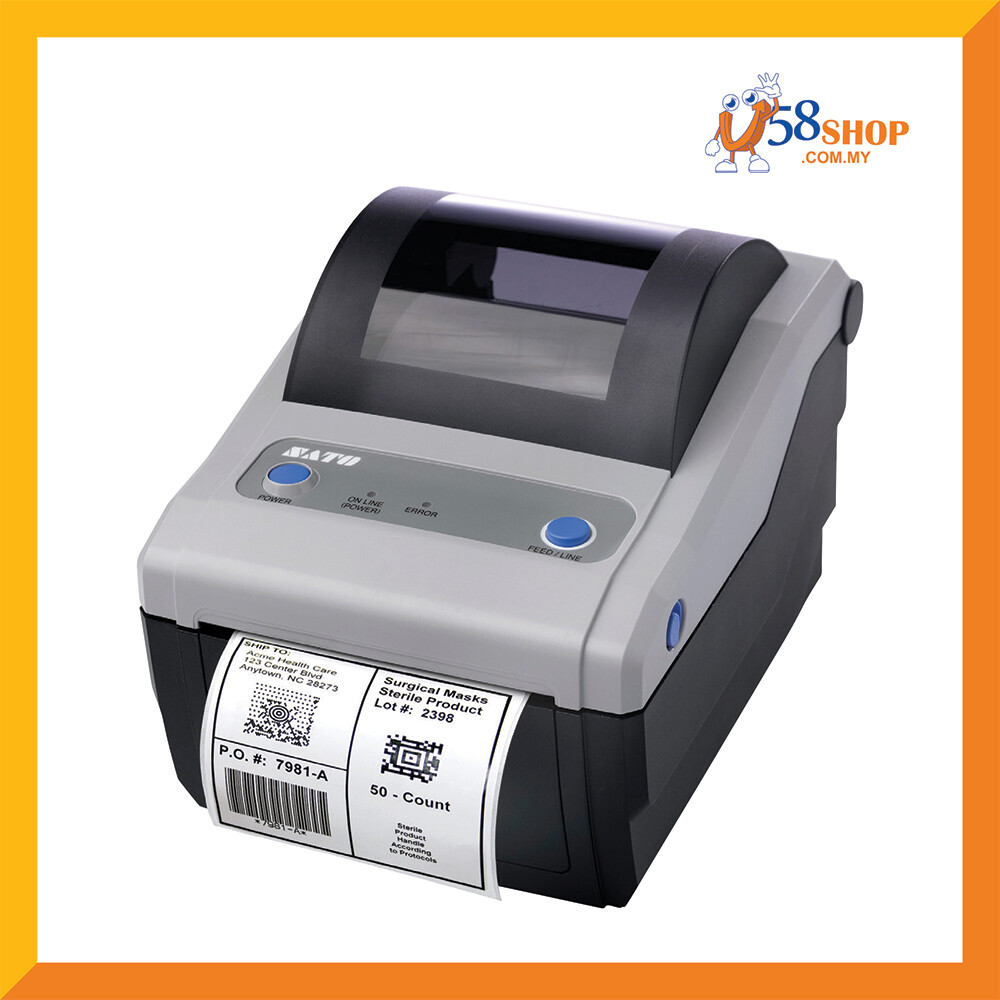 SATO CG408TT BARCODE PRINTER SUPPORT AEON VENDOR SYSTEM THERMAL ...
