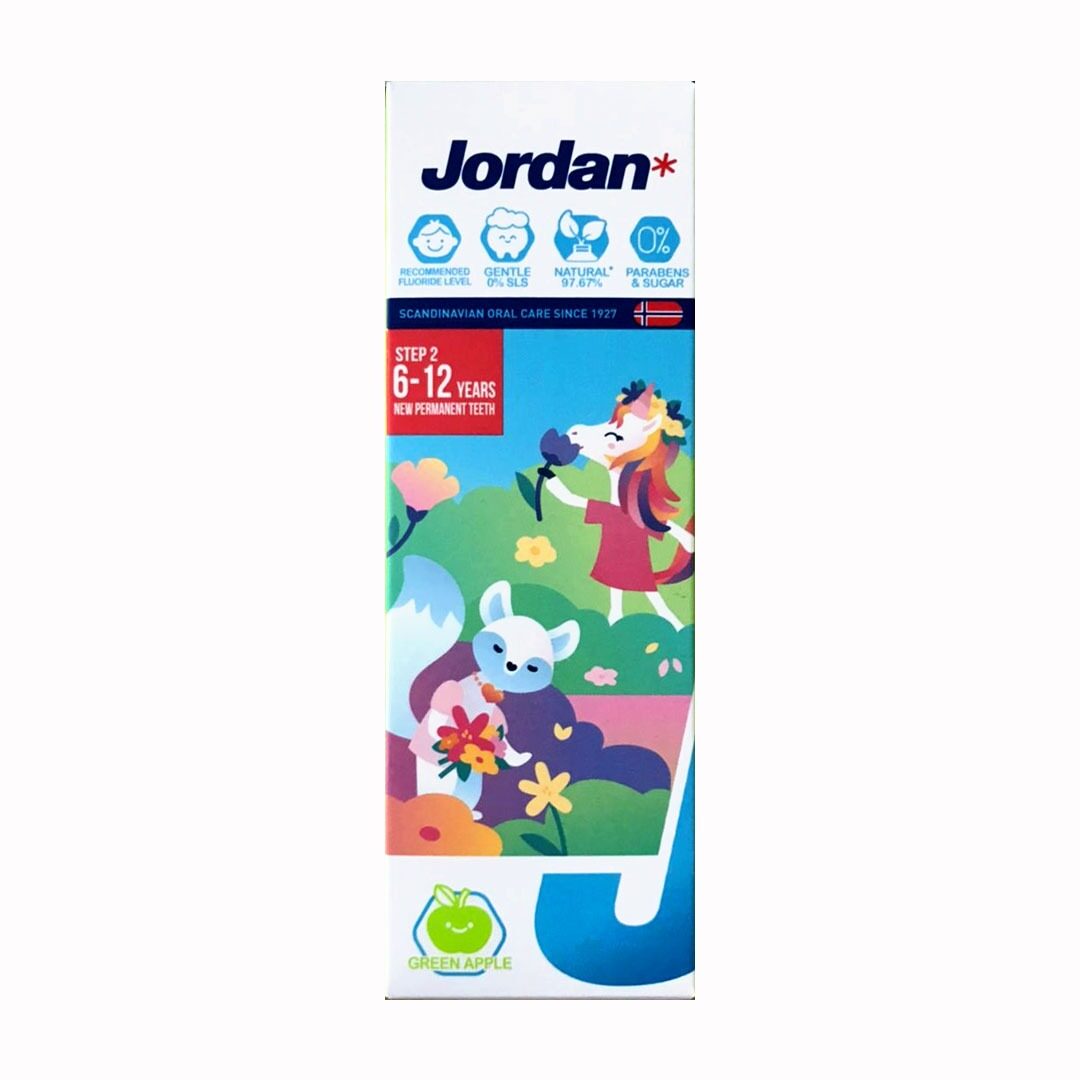 Jordan Kids Toothpaste 75g Step 1 / Step 2 | Lazada