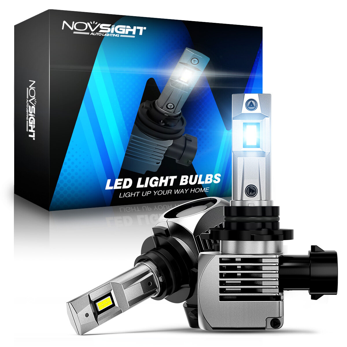 Novsight ใหม่ N56 LED ไฟหน้ารถ 9005 (HB3) 9006 (HB4) H4 H7 H11 ชุดหลอดไฟหน้า LED ไฟสูง/ไฟต่ำ ...