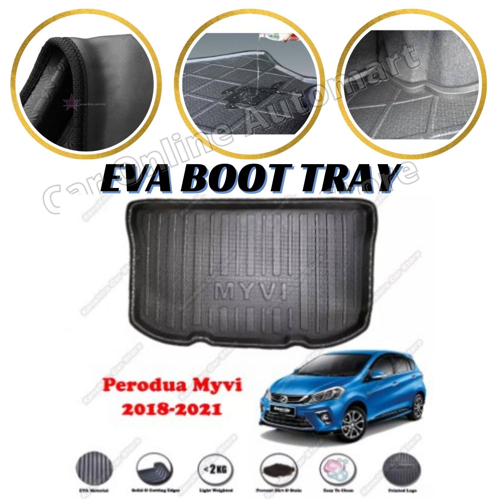 PERODUA MYVI 2019 -2023 EVA Luggage Boot Cargo Trunk Tray | Lazada