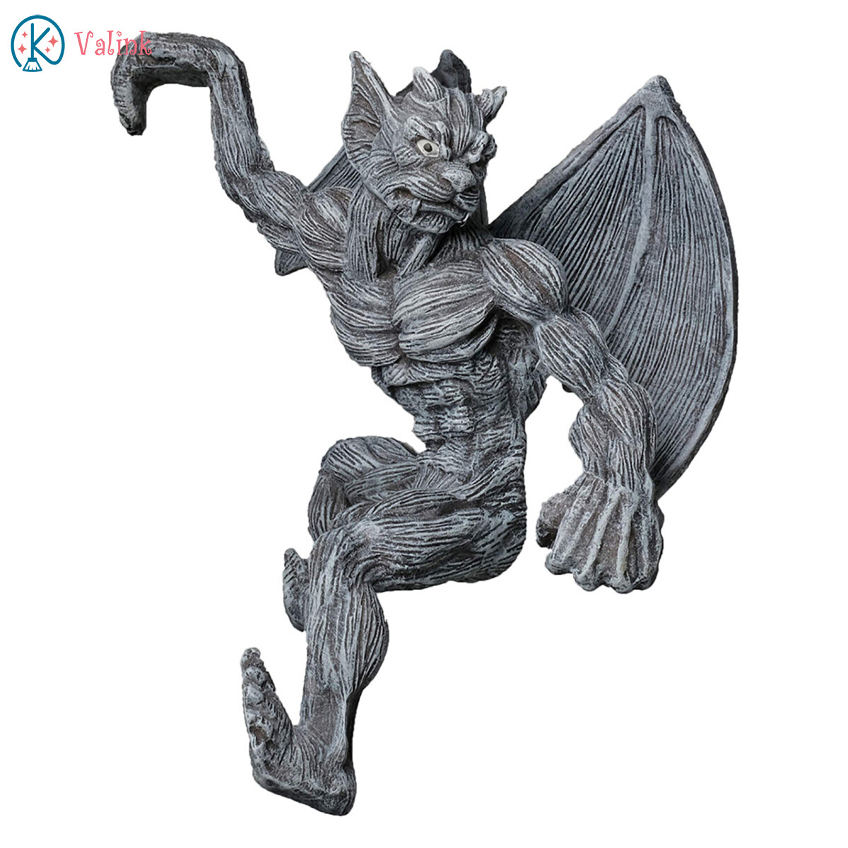Valink Gargoyle Demon Statue Evil Winged Devil Gargoyle Sculpture Resin ...