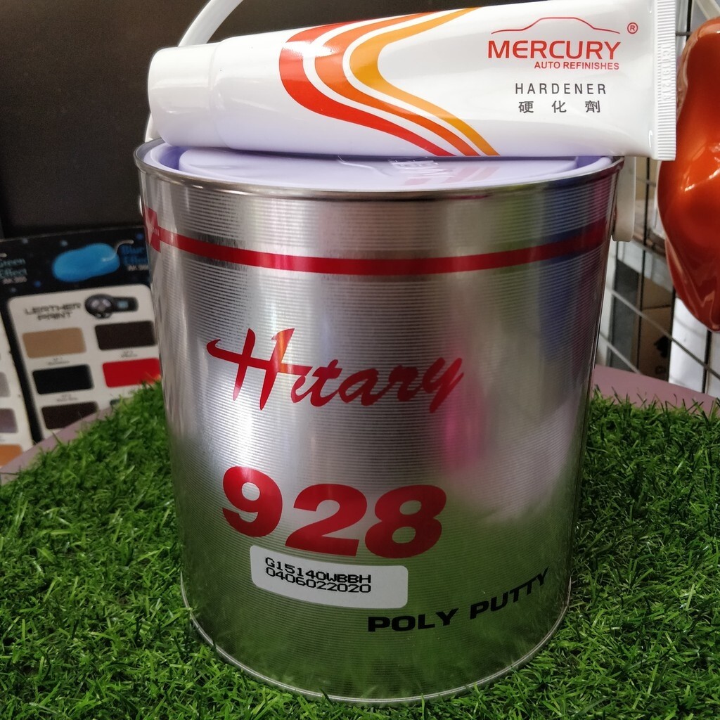 Nissan Hitary 928 Poly Putty 4KG with Hardener (Brown/Grey) | Lazada