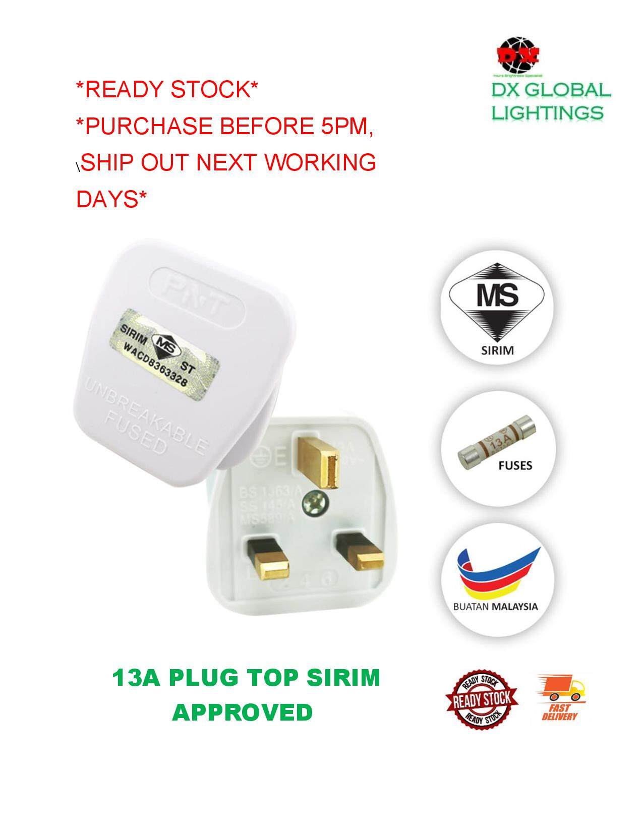 *READY STOCK* 13A 3PIN PLUG TOP / APPROVED UK PLUG TOP / KEPALA PLUG ...