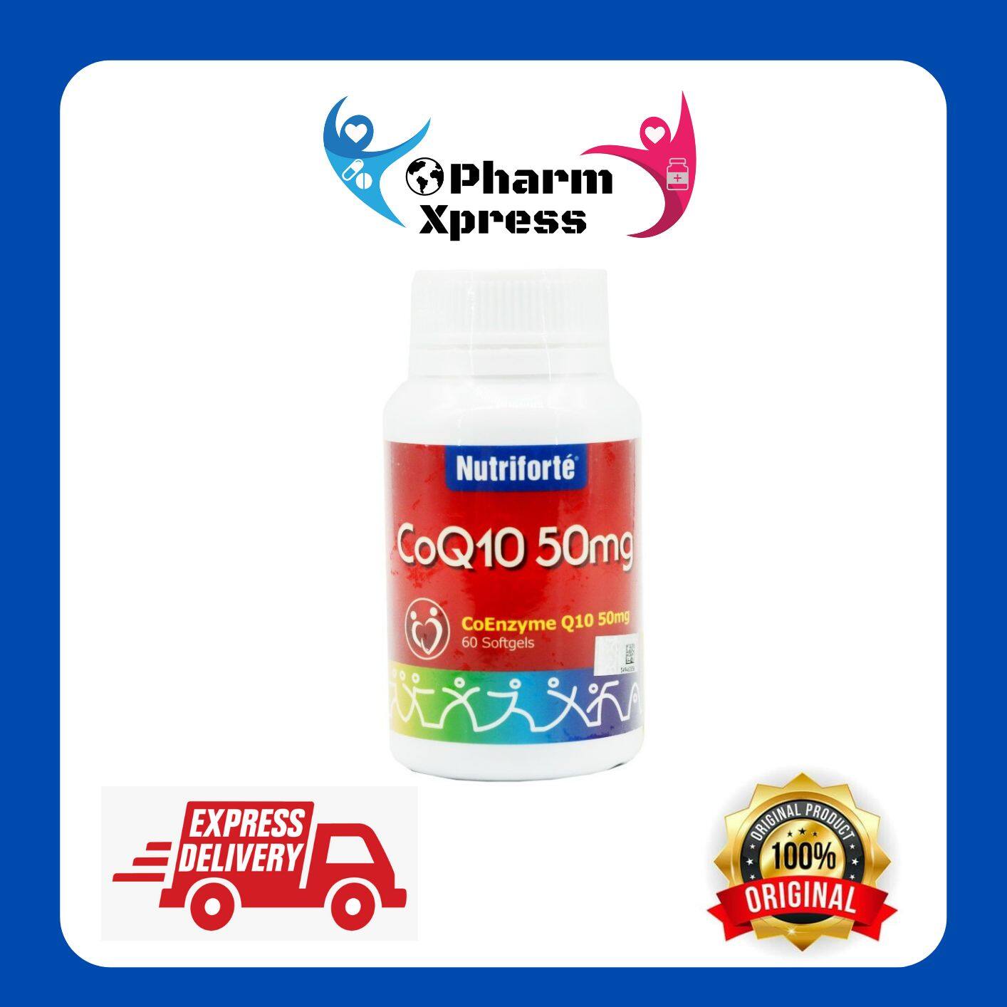Nutriforte CoQ10 50mg (60 softgels) | Lazada