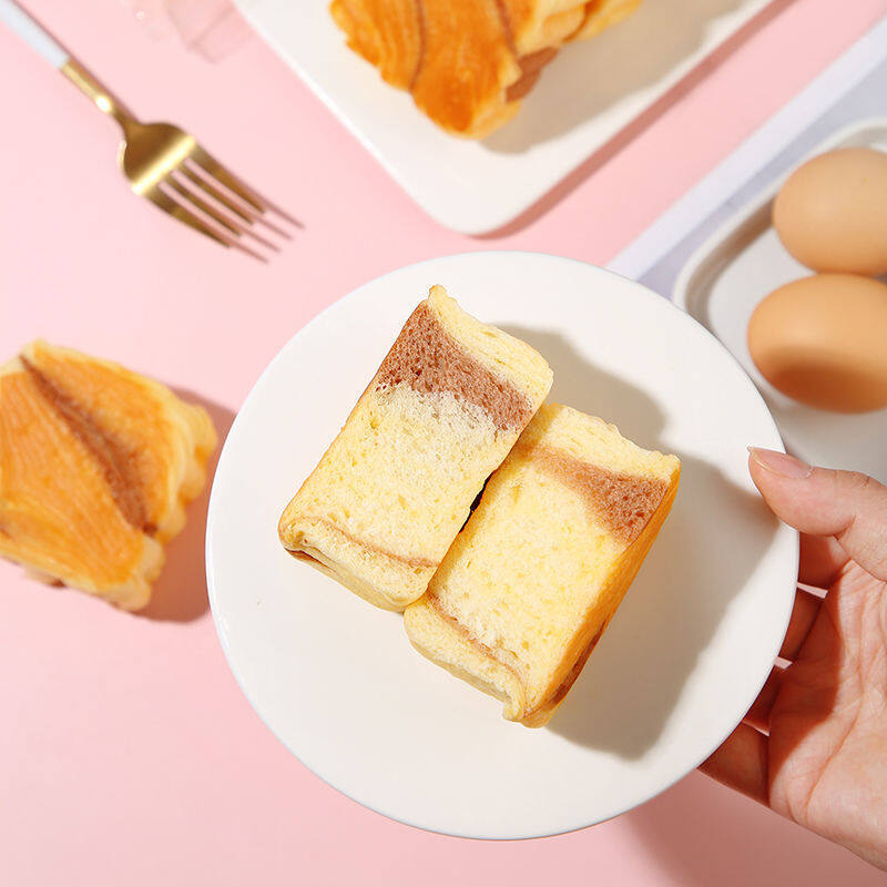 ZEJUN Jintong Milk Cloud Toast ขนมปังฝอยหอมนมหอมมะลิอาหารเช้า 258g ...