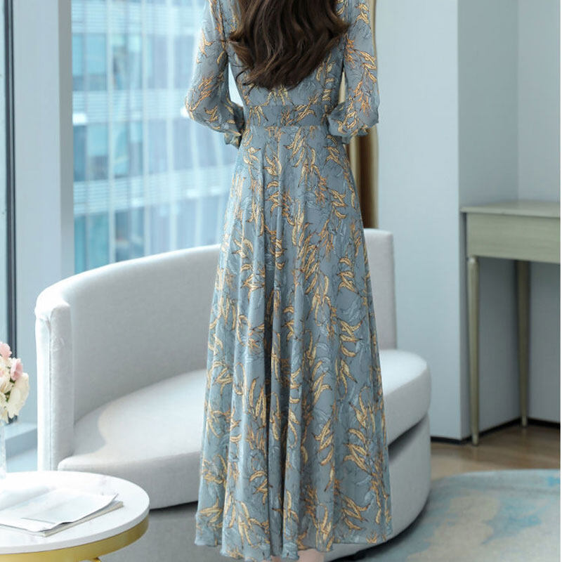 HengShanYuan ชุดผู้หญิงสไตล์ใหม่กระโปรงบานใหญ่,กลาง-กลางเอว,Slim,Long ...