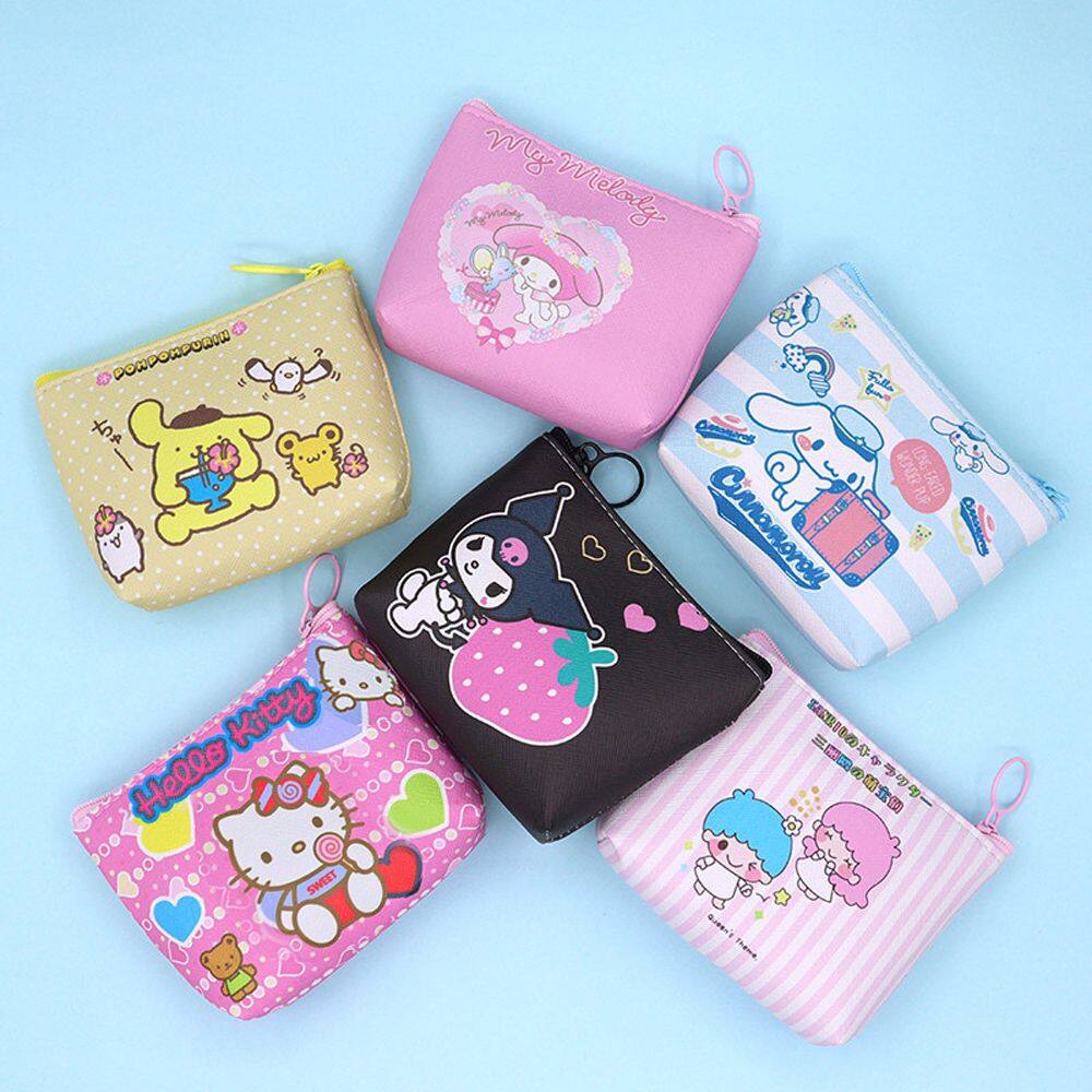 SUHUA คิตตี้ Kawaii เด็กของขวัญสำหรับเด็กสาวซิปหูใหญ่สุนัขหูฟังกระเป๋า ...