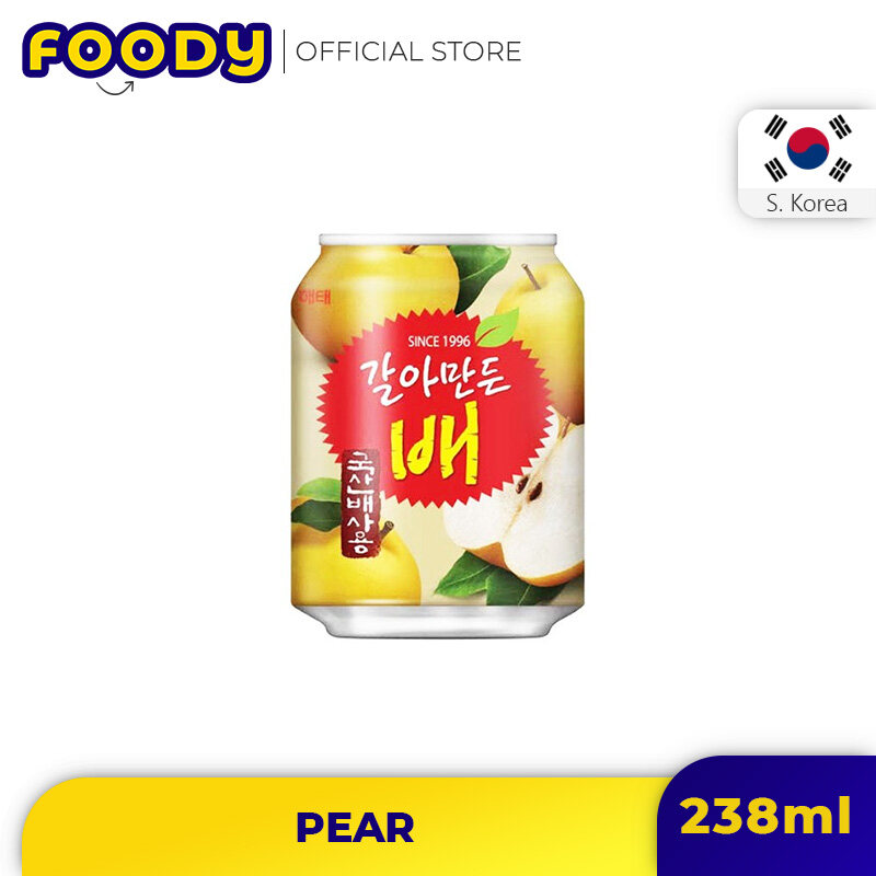 Korea Haitai Bonbon Juice Green Grape / Pear 238ml 海太桃果粒果汁 葡萄味 梨子味 | Lazada
