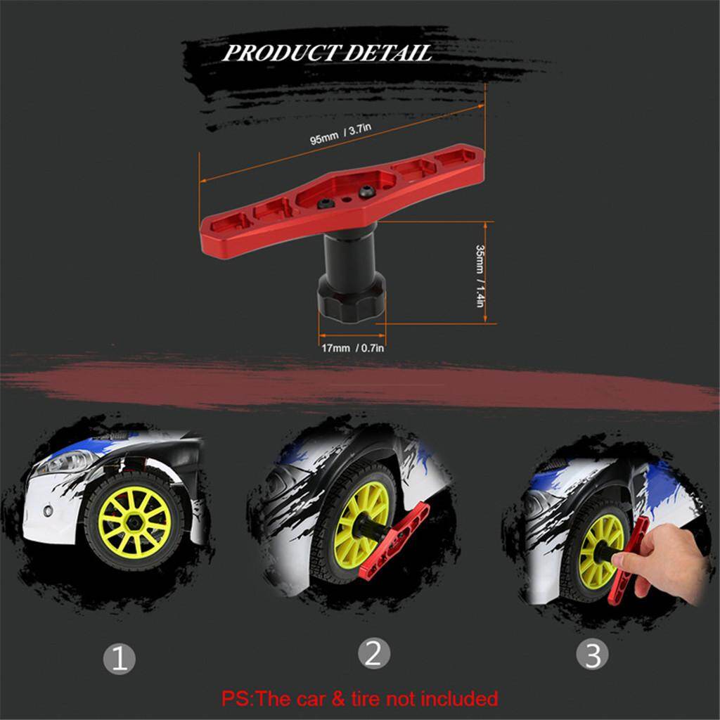 Bnenesmont 17mm Wheels Hex Nuts Sleeve Wrench Tool for 1/10 HSP HPI RC ...
