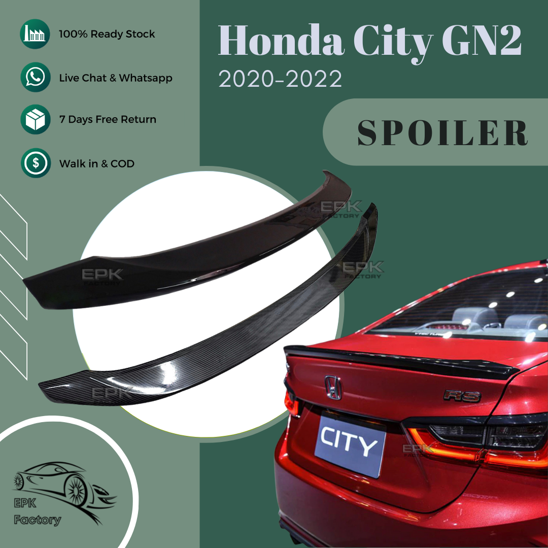 Honda City Spoiler GN2 RS ABS Rear Spoiler 2020 2021 2022 | Lazada