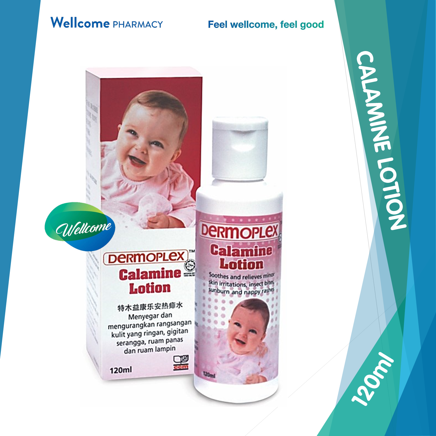 Dermoplex Calamine Lotion - 120ml | Lazada