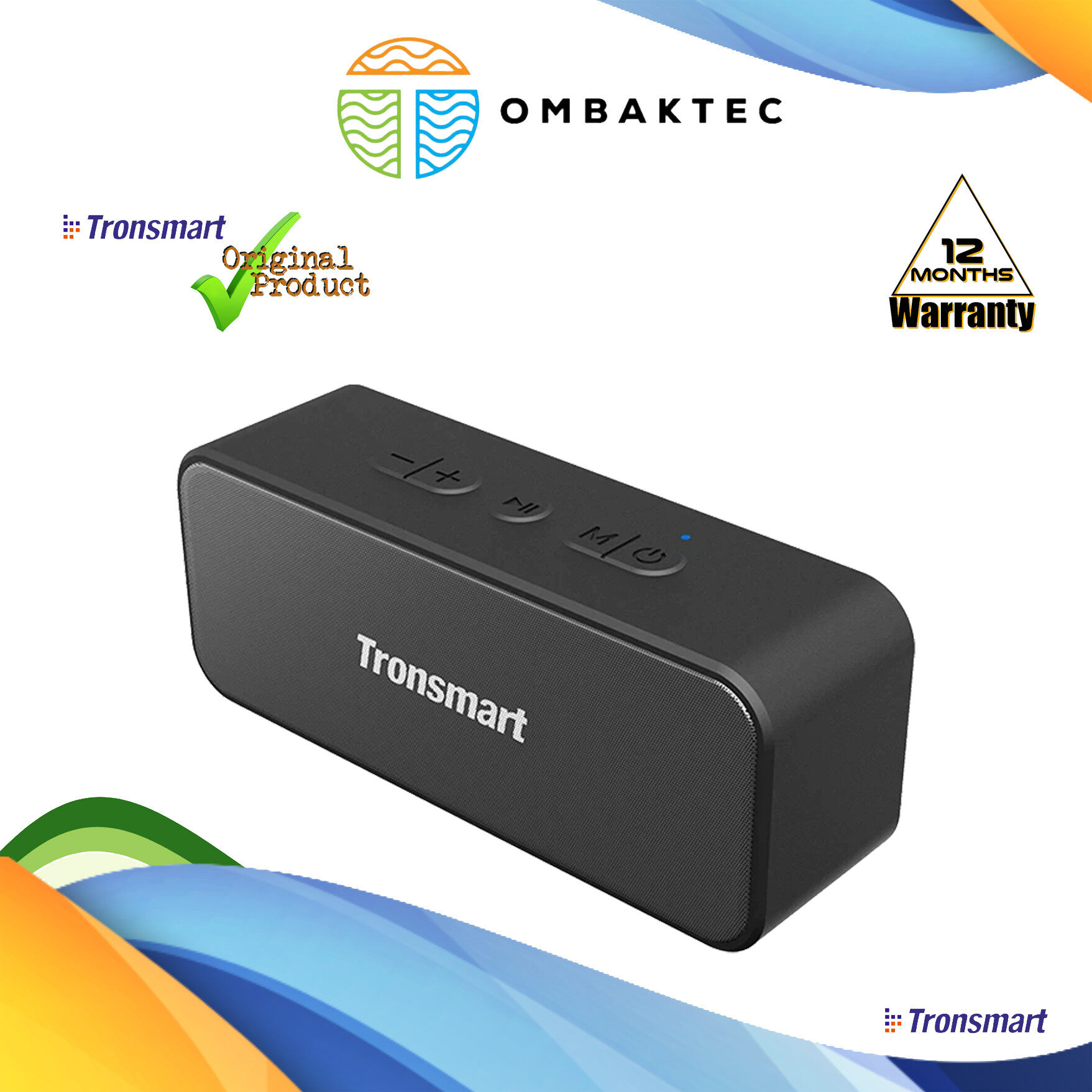 Tronsmart Element T2 Plus Portable Bluetooth Speaker | Lazada